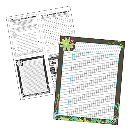 Barker Creek Incentive Charts 22 x 17 Multicolor Pack Of 6 Charts ...