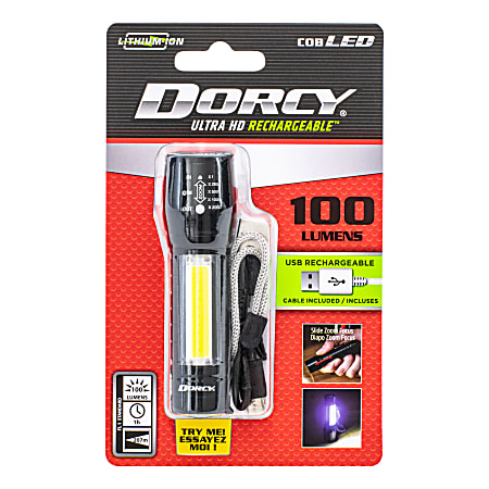 Dorcy Ultra HD 100W LED Rechargeable Aluminum Flashlight with Area ...
