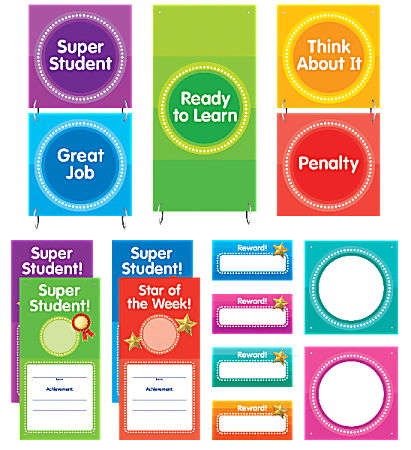 Color Your Classroom Behavior Clip Mini Bulletin Board Chart Assorted ...