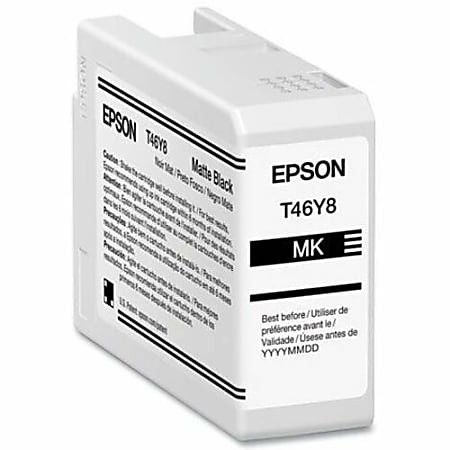 Epson UltraChrome PRO T46Y Original Inkjet Ink Cartridge - Matte Black ...
