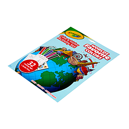 Crayola Color Sticker Activity Set for Kids World s Favorite Colors ...