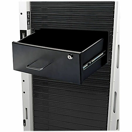 Tripp Lite 4U Locking Rackmount Storage Drawer Rack Enclosures Open ...