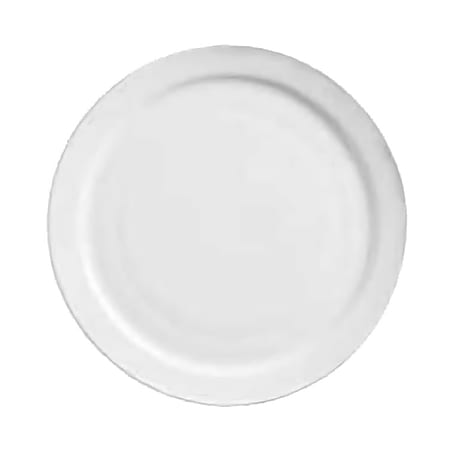 World Tableware Porcelain Narrow Rim Round Plates 10 38 White Pack Of ...