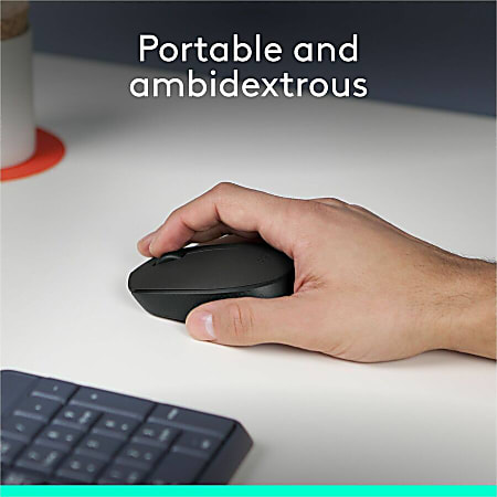 Logitech M170 Mouse Optical Wireless Radio Frequency Black USB Scroll ...