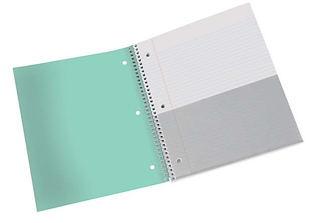 Office Depot Brand Stellar Poly Notebook 8 12 x 11 1 Subject College ...