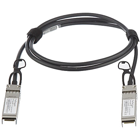 StarTech.com MSA Uncoded Compatible 1m 10G SFP to SFP Direct Attach ...