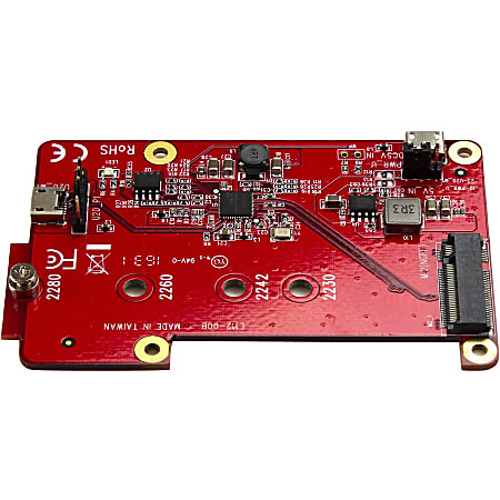 StarTech.com Raspberry Pi Board USB 2.0 480Mbps USB to M.2 SATA ...