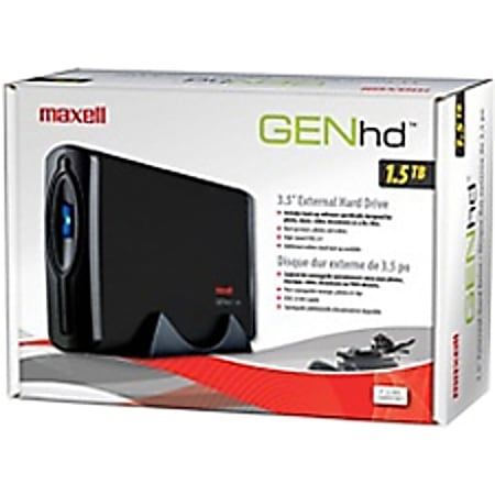Maxell 665301 1.50 TB 3.5 External Hard Drive - Office Depot