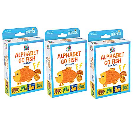 Briarpatch The World Of Eric Carle Alphabet Go Fish Card Game Pack Of 3 ...