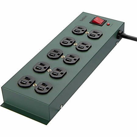 Belkin SurgeMaster F9D1000 15 10 Outlet Metal Surge Protector 1 14 Gray ...