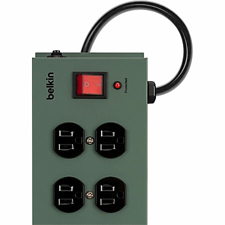 Belkin SurgeMaster F9D1000 15 10 Outlet Metal Surge Protector 1 14 Gray ...