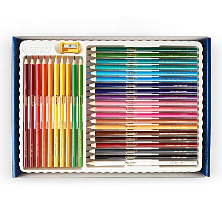 Crayola HD Coloring Kit 40 Colored Pencils 20 Premium Coloring Pages ...