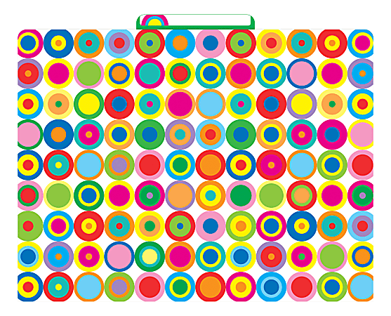 Barker Creek Tab File Folders Letter Size Disco Dot Pack Of 24 Folders ...