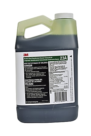 3M Flow Control 23A Neutral Quat Disinfectant 67.6 Oz - Office Depot