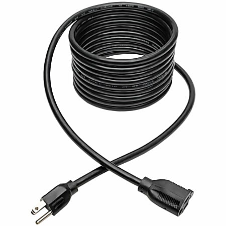 Eaton Tripp Lite Series Power Extension Cord, NEMA 5-15P to NEMA 5-15R ...
