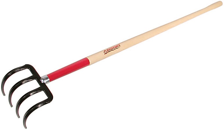 Four-Tine Potato Hooks/Refuse Hooks, 4-curved/oval tine w/diamond pt, 7 ...