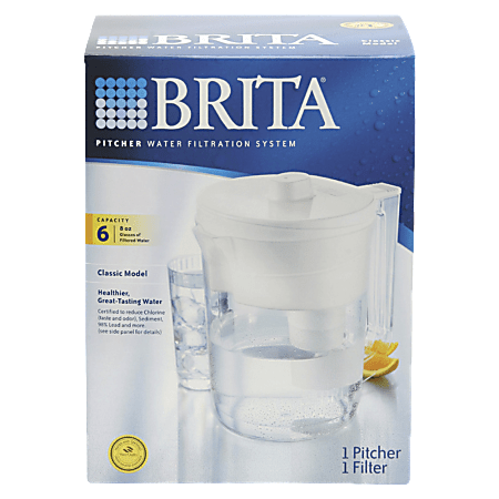 Brita Classic Water Filtration Pitcher 48 Oz. Capacity - Office Depot