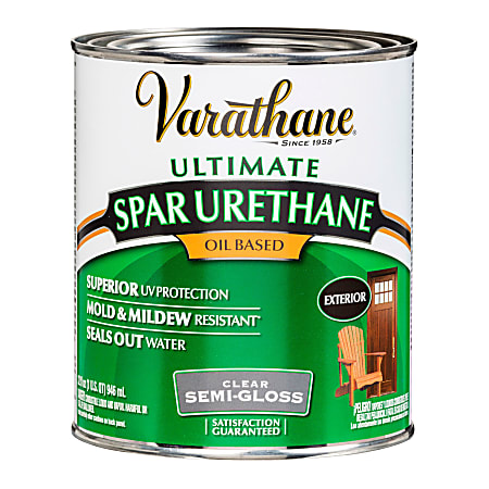 Varathane Ultimate Oil Based Spar Urethane 1 Qt Semi Gloss Pack Of 2 ...