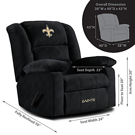 Imperial NFL Playoff Microfiber Recliner Accent Chair New Orleans ...