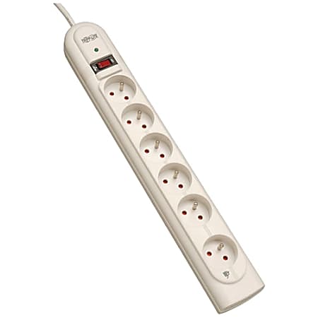 Tripp Lite Intl Surge 6 French Type E outlets and Plug 1140 Joules ...