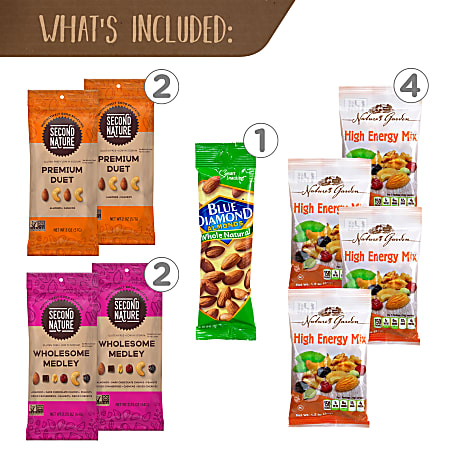 Snack Box Pros Healthy Mixed Nuts Snack Box - Office Depot
