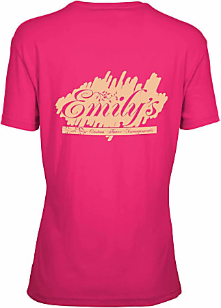 Ladies 100percent Cotton T Shirt Color - Office Depot