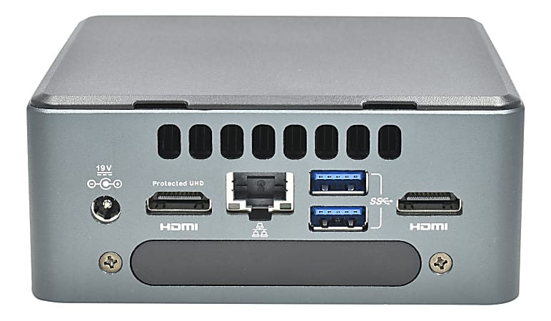 SimplyNUC NUC7i3DNHE Mini Desktop PC Intel Core i3 8GB Memory 256GB ...