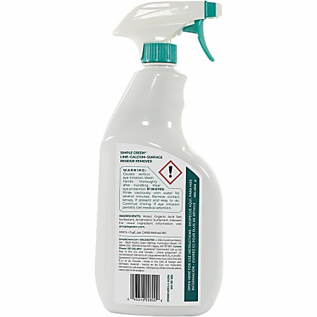 Simple Green Lime Calcium Surface Residue Remover 1700032 - Office Depot