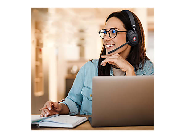 Cyber Acoustics Essential HS 2000BT Headset on ear Bluetooth wireless ...