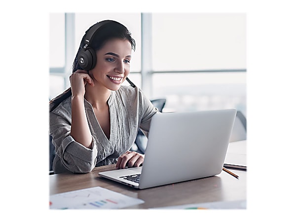 Cyber Acoustics Essential HS 2000BT Headset on ear Bluetooth wireless ...