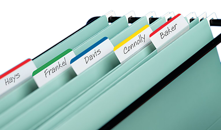 Post it Durable Tabs 2 in. x 1.5 in. Pack of 24 Tabs Beige Green Red ...