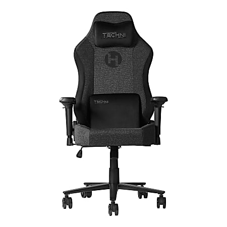 Techni Sport Orion Series Ergonomic Fabric Computer Gaming Chair Black ...