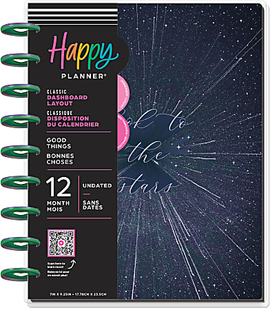 Happy Planner WeeklyMonthly Classic Undated Planner 7 x 9 14 Look To ...