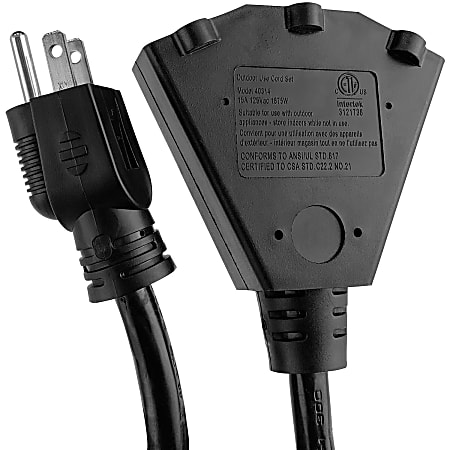 STANLEY Power Block 2 2 Foot Cord 30669 - Office Depot