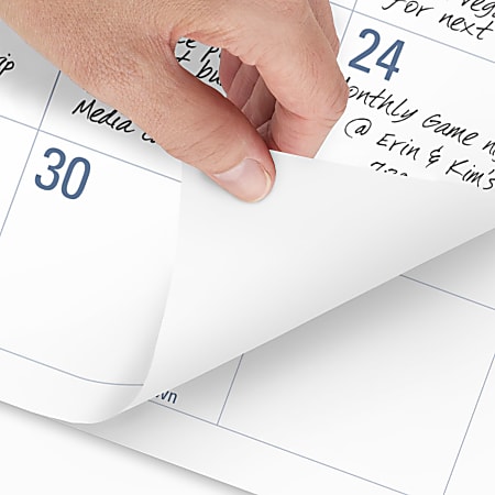 AT A GLANCE 2026 Easy to Read Desk Pad Calendar Standard 21 34 x 17 ...