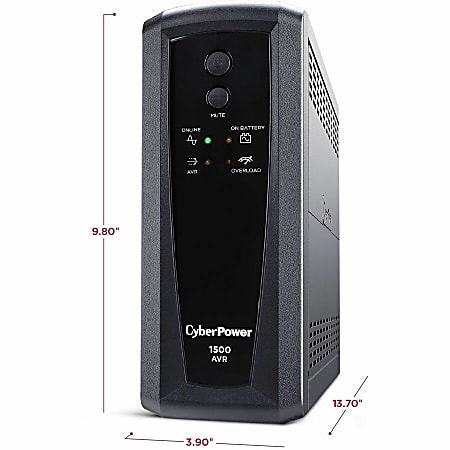 CyberPower CP1500AVRT AVR UPS Systems 1500VA900W 120 VAC NEMA 5 15P ...