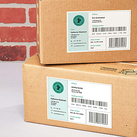 Avery Waterproof Permanent Labels 94229 WMF100 Rectangle 5 12 x 8 12 ...