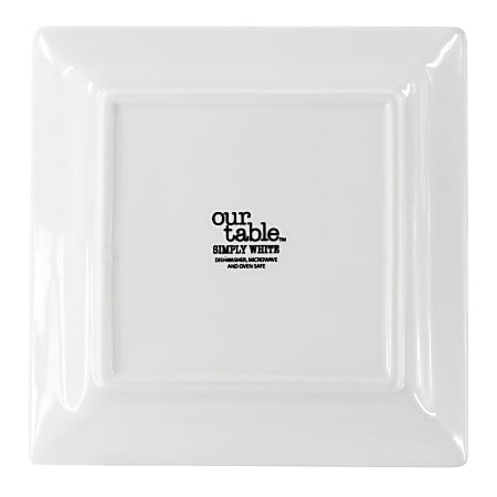 Gibson Home Our Table Simply Fine Ceramic 6 Piece Salad Plate Set 7 14 ...