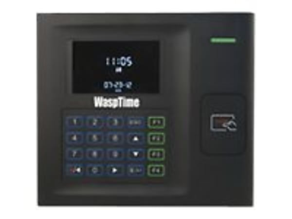 Wasp WaspTime HD300 HID Time Clock RF proximity reader Ethernet ...