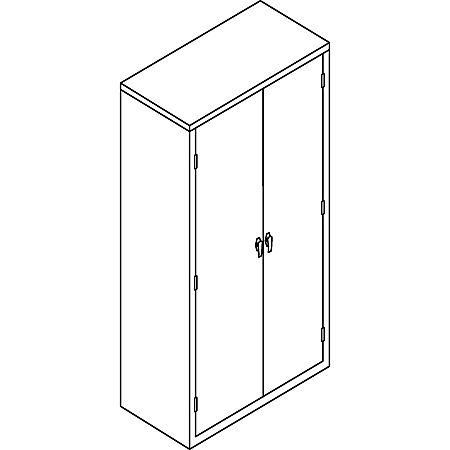 HON Brigade Storage Cabinet 5 Adjustable Shelves 72 H x 36 W x 18 14 D ...