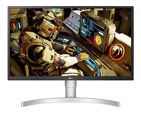LG 27 4K UHD IPS LED HDR Monitor Ergonomic Stand 27UL550 W - Office Depot