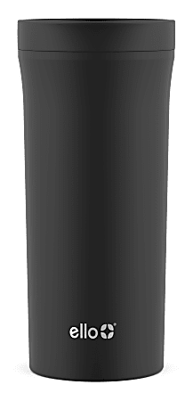Ello Arabica Stainless Steel Travel Mug 14 Oz Black - Office Depot