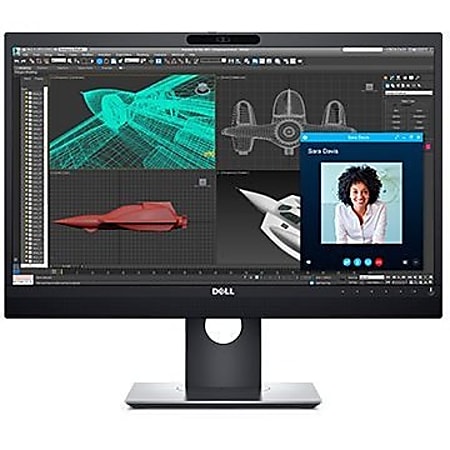 Dell 24 LED Video Conferencing Monitor VESA Mount P2418HZM - Office Depot