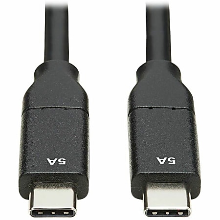 Tripp Lite USB Type C to USB C Cable USB 2.0 5A Rating USB IF Cert MM ...