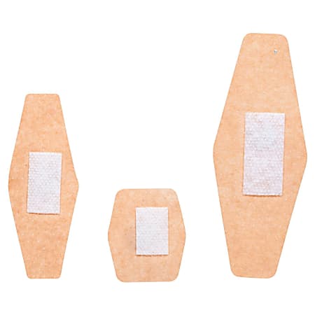 Nexcare Soft n Flex Fabric Bandages Assorted Sizes Tan Box Of 30 ...