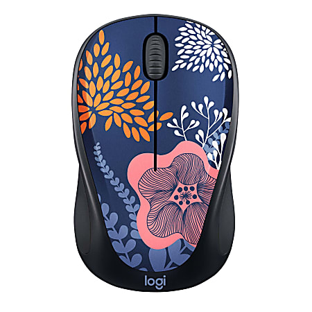 Logitech Design Collection Limited Edition Wireless Mouse Forest Floral ...