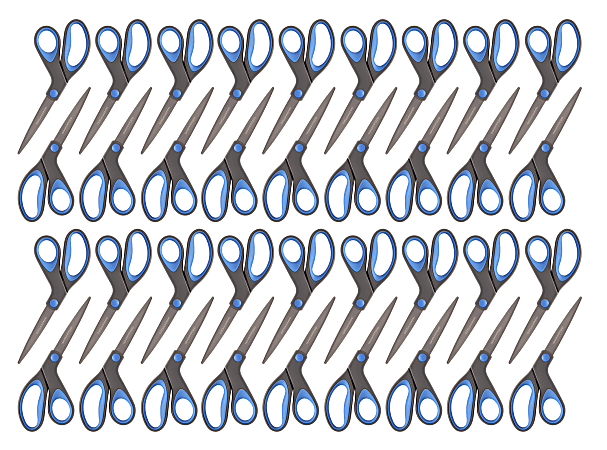 Office Depot Brand Titanium Coated Scissors 8 Bent Dark GrayBlue Pack ...