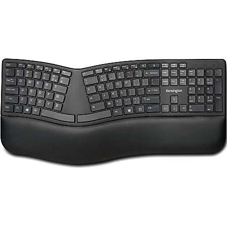 Kensington Pro Fit Ergo Wireless Keyboard Wireless Connectivity ...