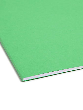 Smead Color Reinforced Tab Fastener Folders Legal Size 13 Cut Green ...