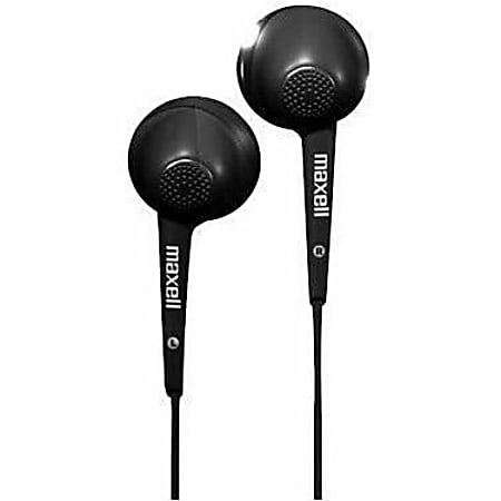 Maxell Jelleez JELM BK Earset Stereo Wired 20 Hz to 23 kHz Earbud ...